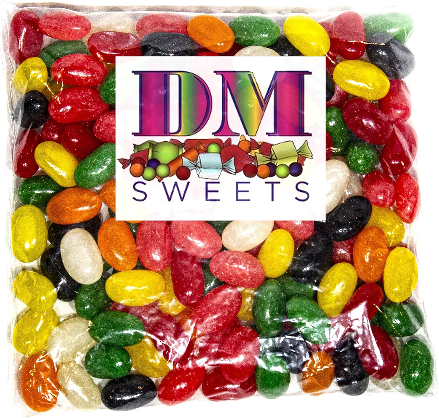 Amazon.com : DM Sweets Jumbo Extra Large Fresh Chewy Spiced Jelly Beans ...