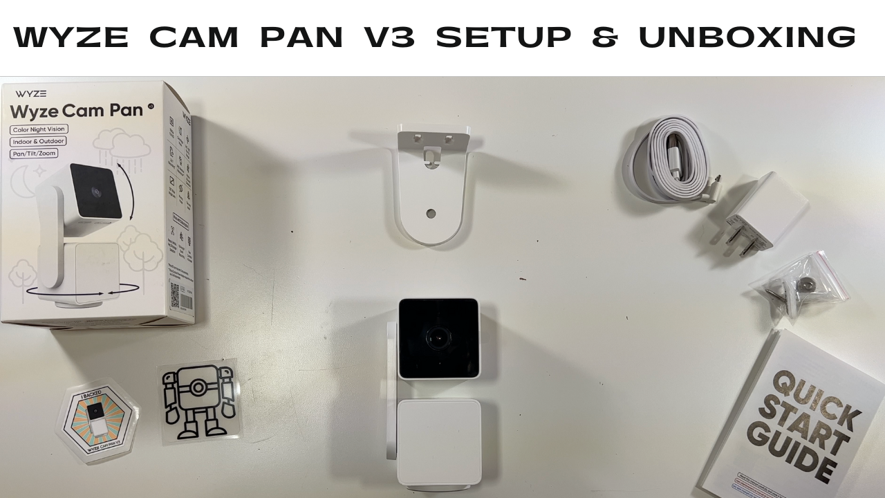 Watch Wyze Cam Pan V3 Setup & Unboxing on Amazon Live