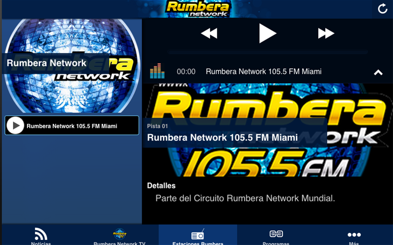 Aplicación Rumbera Network en Amazon Appstore