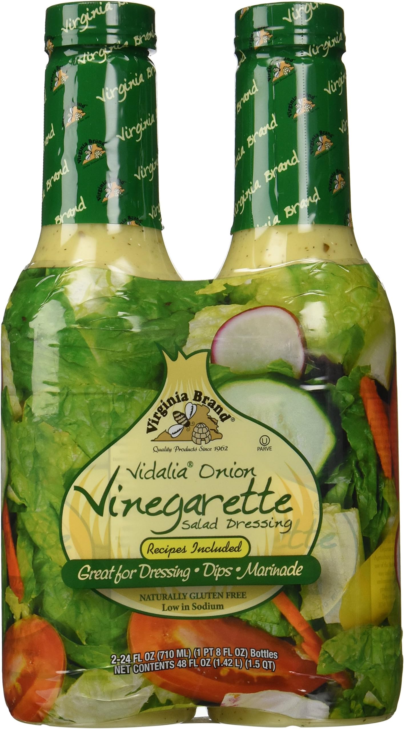 Amazon.com : Virginia Brand Vidalia Onion Vinegarette Salad Dressing ...
