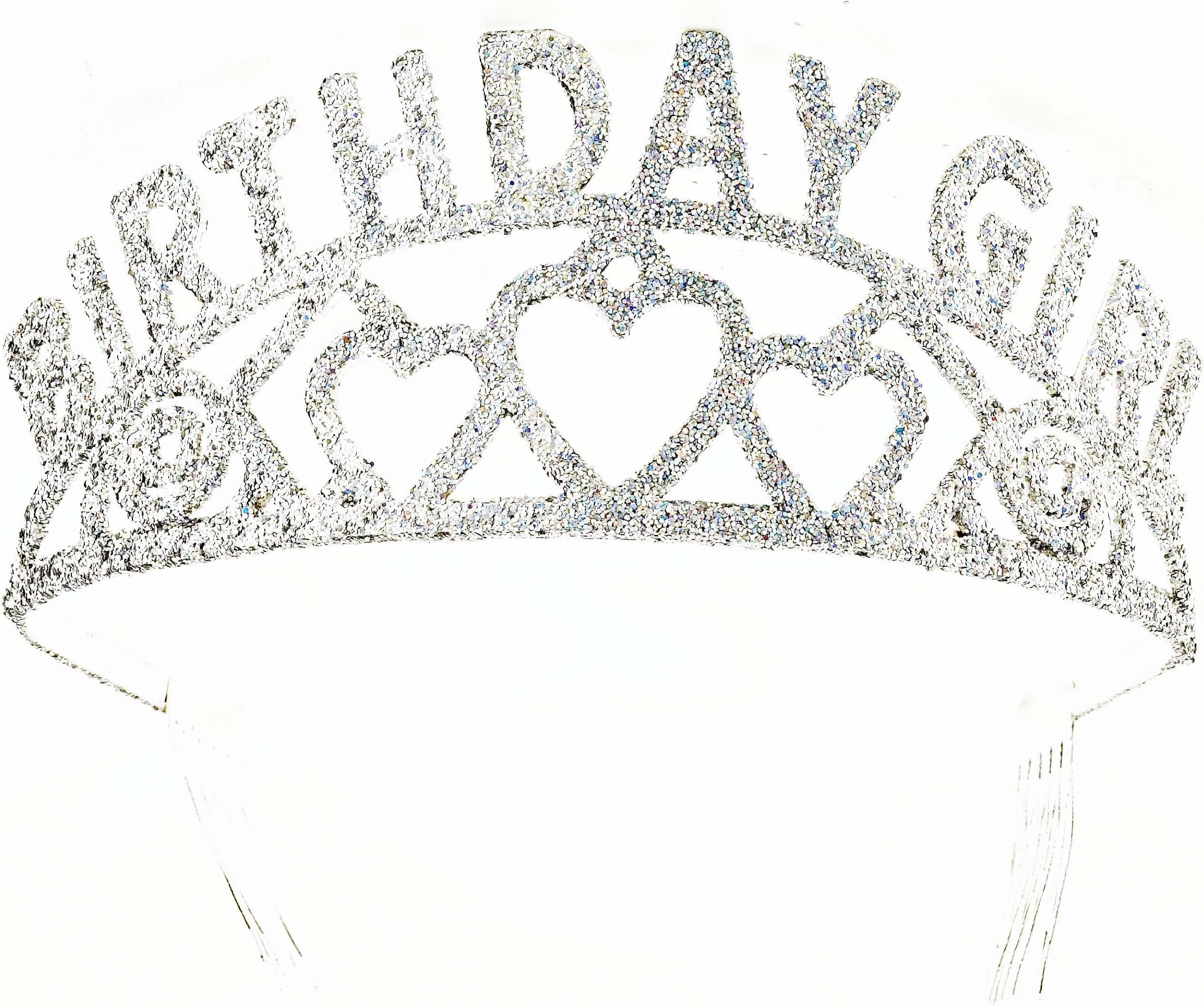 Amazon.com: Forum Novelties 67424 Glitter Tiara Birthday Girl Toy, One ...
