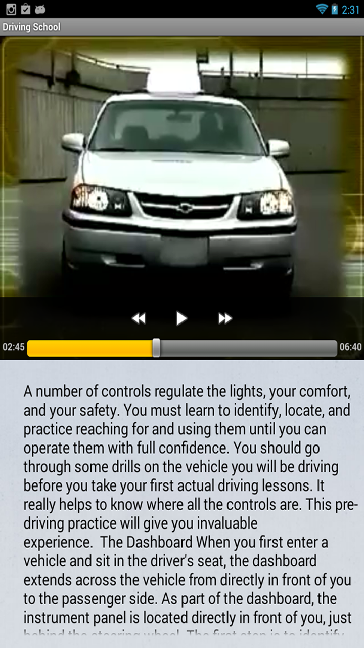 Driving School: Step-by-Step Video Lessons and Helpful Tips - App on ...