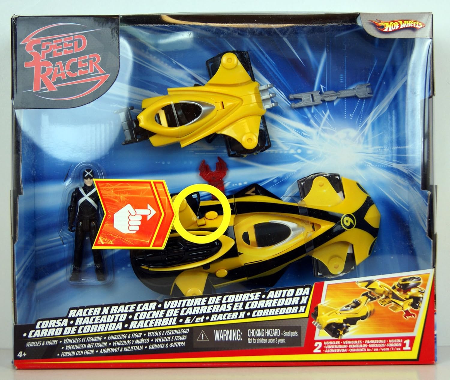 Amazon.com: Mattel Speed Racer Deluxe Battle Vehicle Racer X GPX : Toys ...
