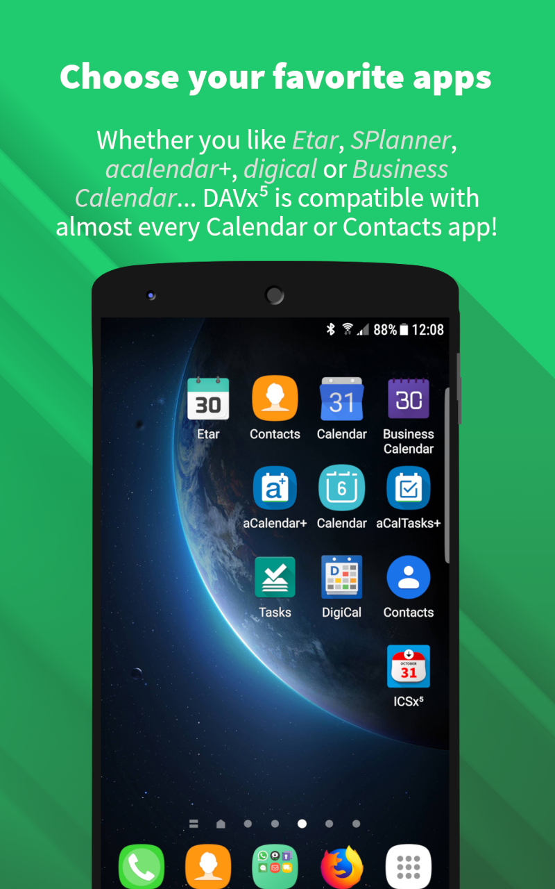 DAVx⁵ – CalDAV/CardDAV Sync and WebDAV files access - App on Amazon ...
