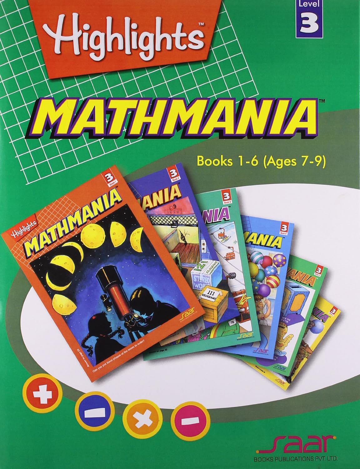 Mathmania Level 3 (Book 1-6) [Paperback] JEFF O'HARE : Amazon.in: Books