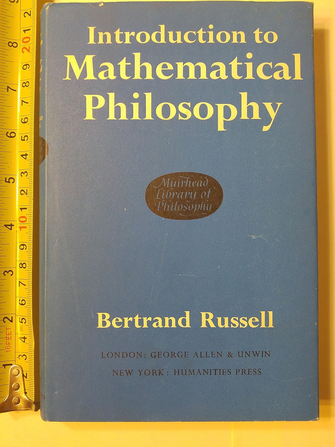 INTRODUCTION TO MATHEMATICAL PHILOSOPHY. Library of Philosophy Series ...