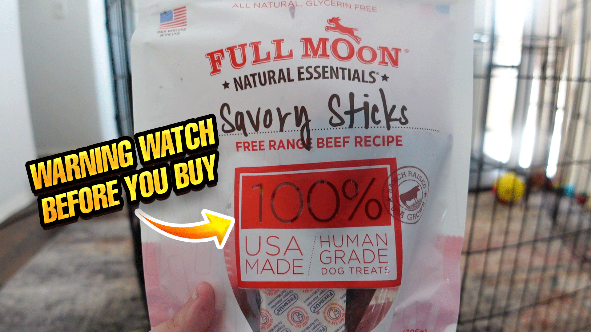 Watch WARNING Full Moon BEEF SAVORY STICKS | WATCH BEFORE YOU BUY on ...