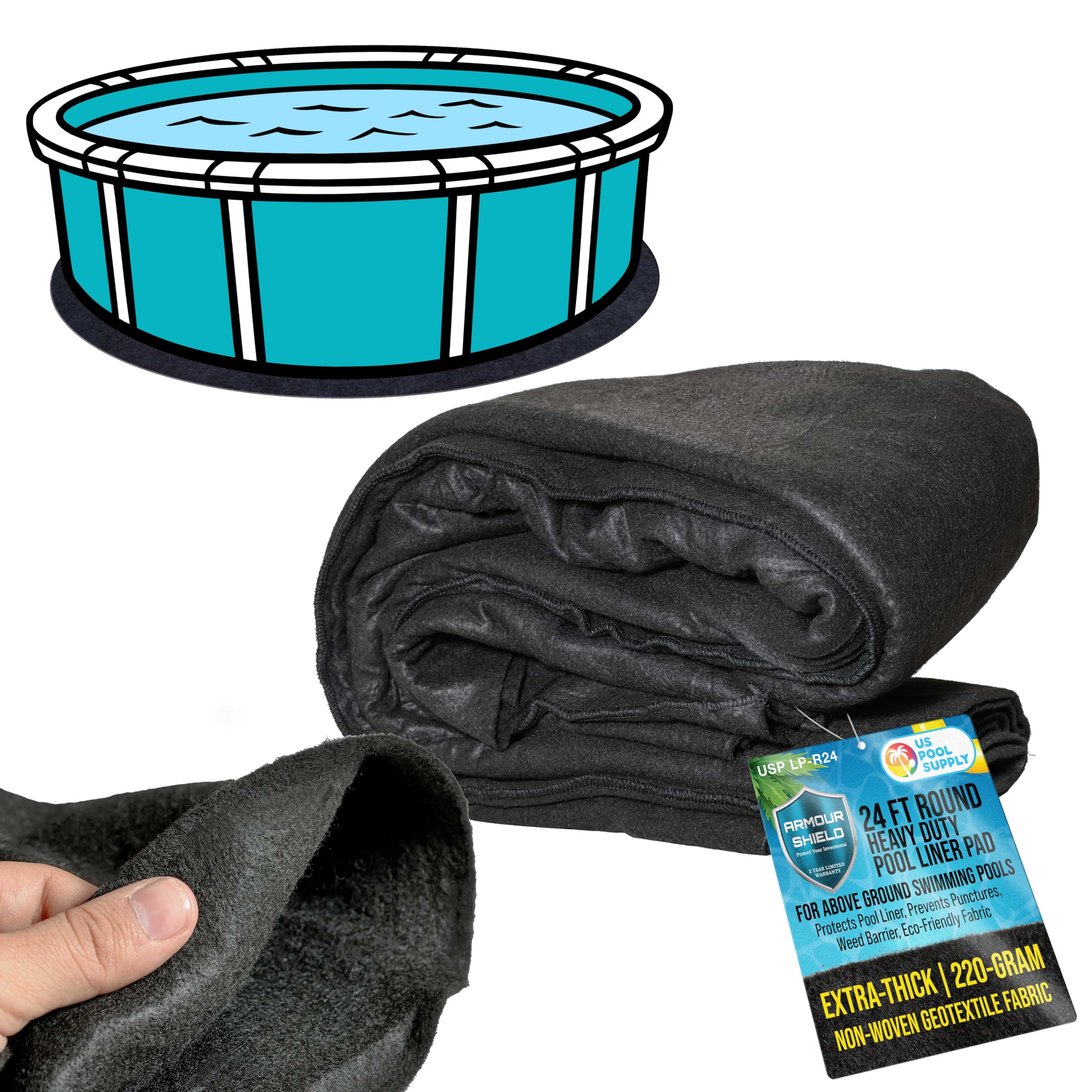Amazon.com : U.S. Pool Supply Armour Shield 24-Foot Round Heavy Duty ...