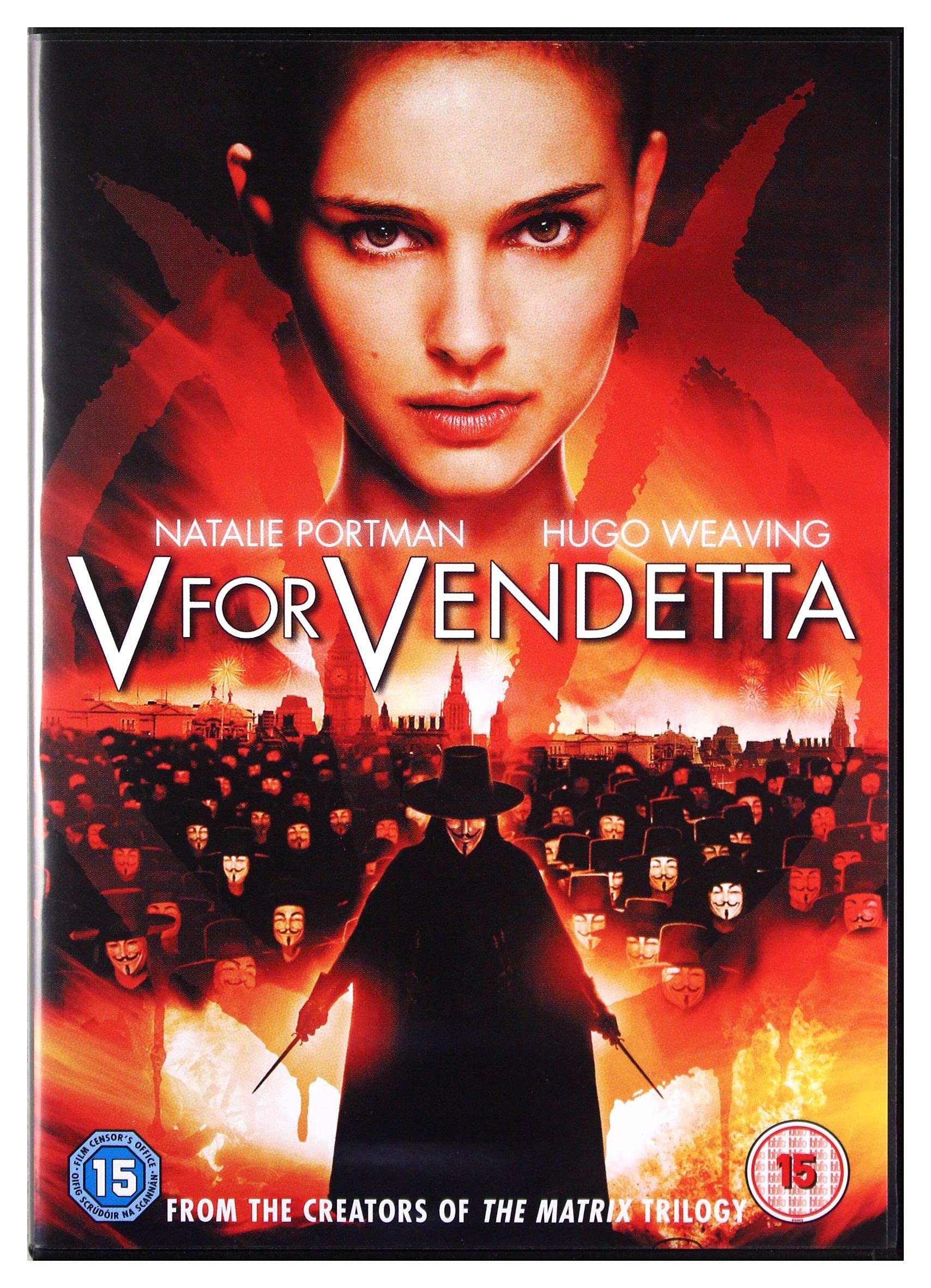 V For Vendetta [DVD] [2005] [2006]: Amazon.co.uk: Natalie Portman, Hugo ...
