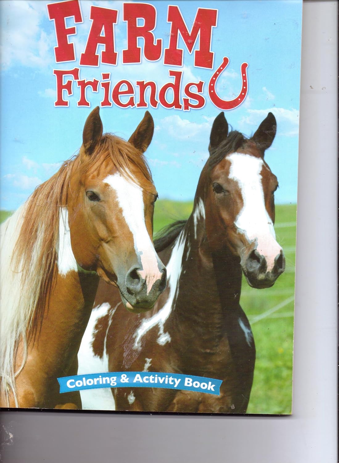 Farm Friends Coloring & Activity Book (Two Horses): The Clever Factory ...