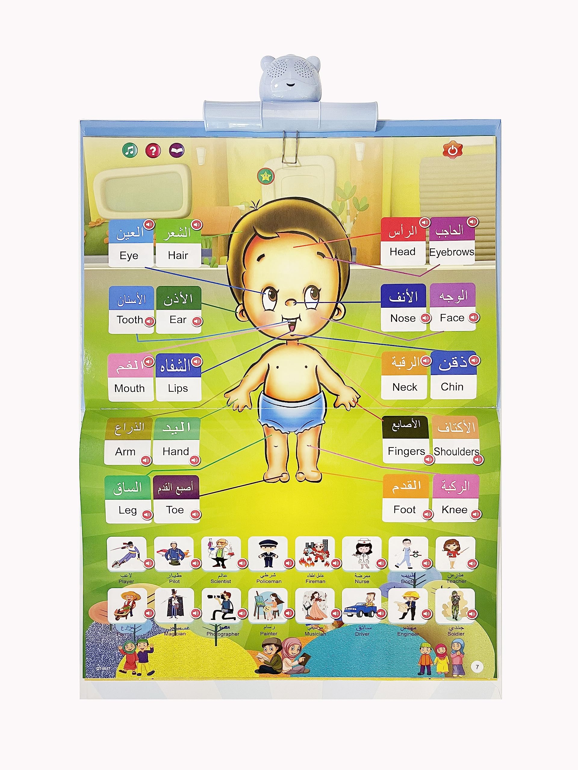 Snapklik.com : Arabic -English Alphabet Poster For Kids, Learn Arabic ...