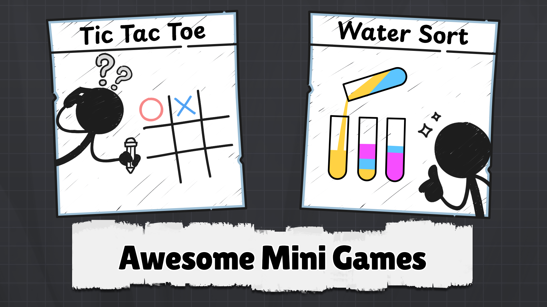 Hangman Word Games: Brain Puzzle Challenge - Save The Stick Figure ...