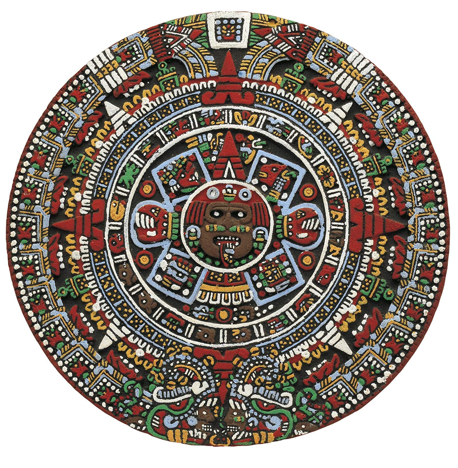 Amazon.com: Tribal Aztec Stone Coin Icon Vinyl Decal Bumper Sticker (4 ...