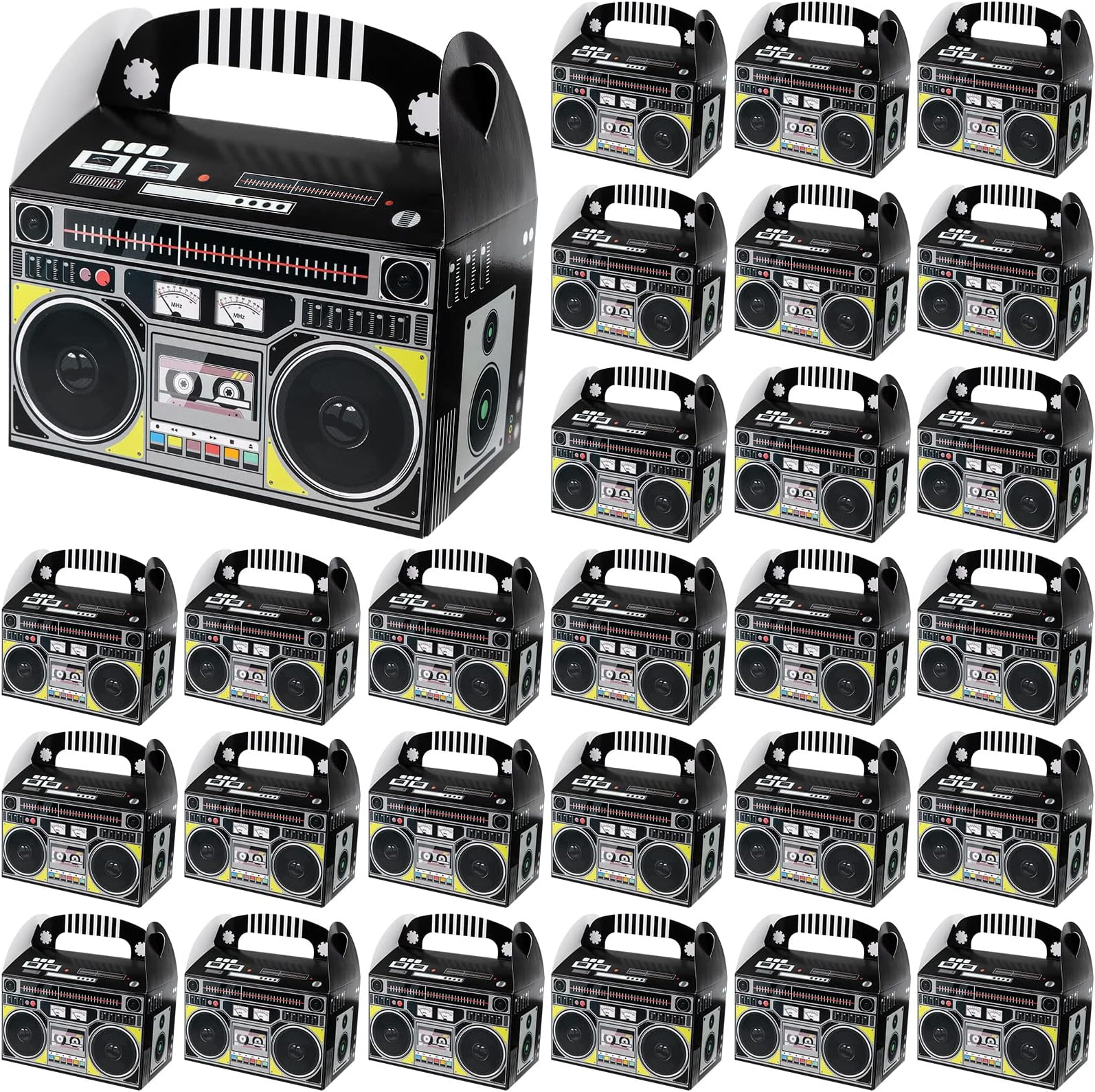Amazon.com: 24pcs 80s 90s Novelty Party Favor Boom Boxes Back to The ...