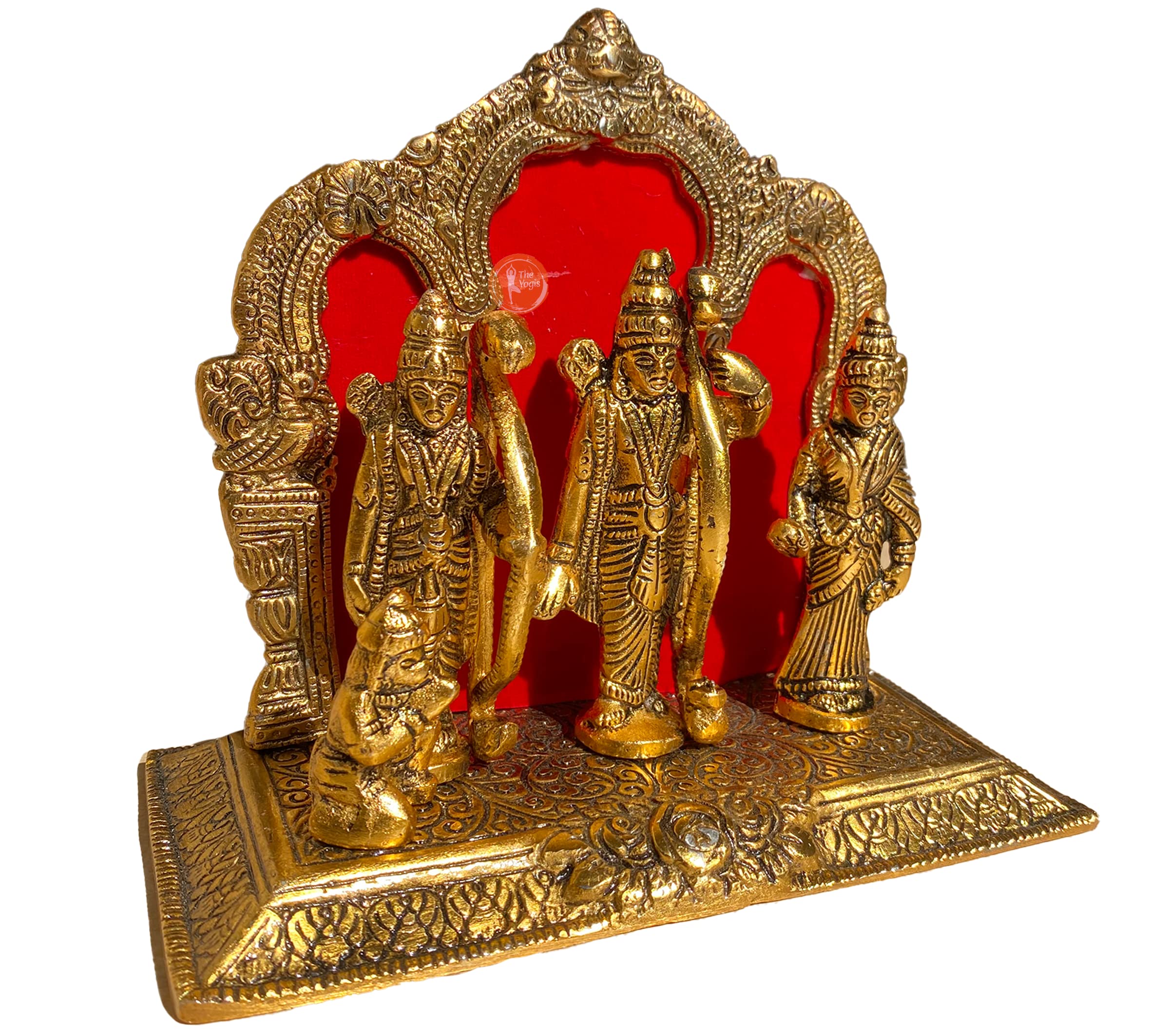 Buy The Yogis Metal Ram Darbar Showpiece Shri Ram Darbar Idol Home ...