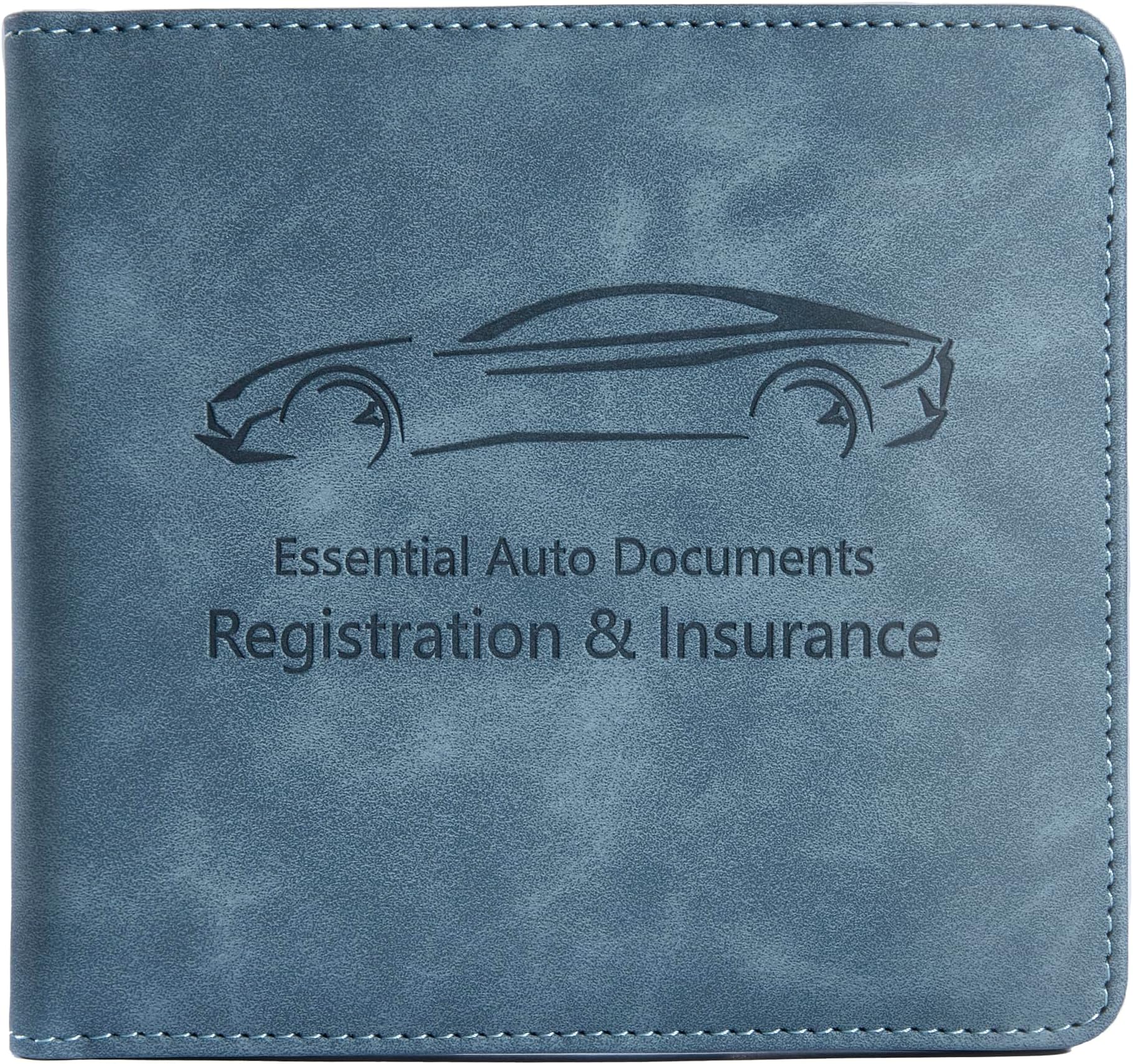 Amazon.com: LumiMokki Car Registration and Insurance Holder, Leather ...
