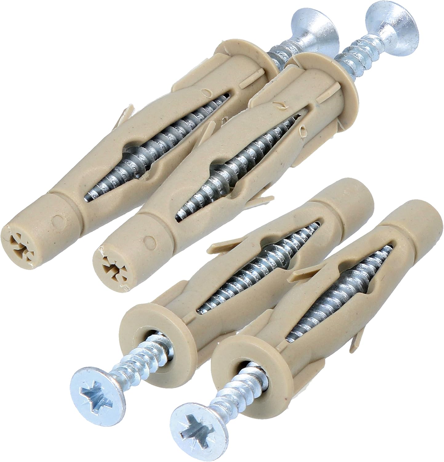 25x Cavity Wall Screws M8 x 50mm Expanding Hollow Drywall Fixings ...