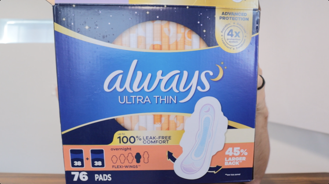 Watch Testing& Always Ultra Thin Panty Liners Flexi Wings on Amazon Live