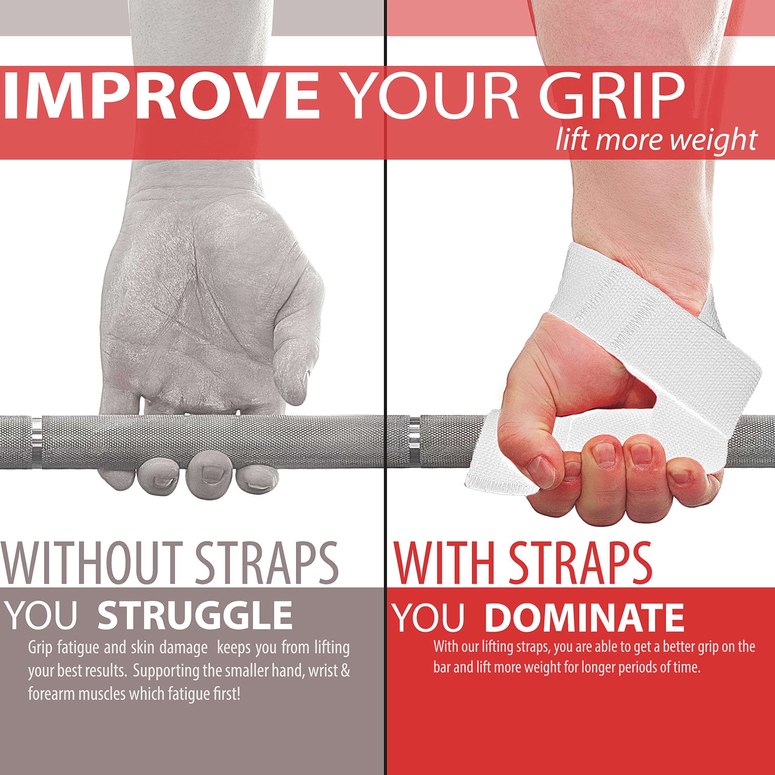 Snapklik.com : WARM BODY COLD MIND Lasso Lifting Wrist Straps For Cross ...