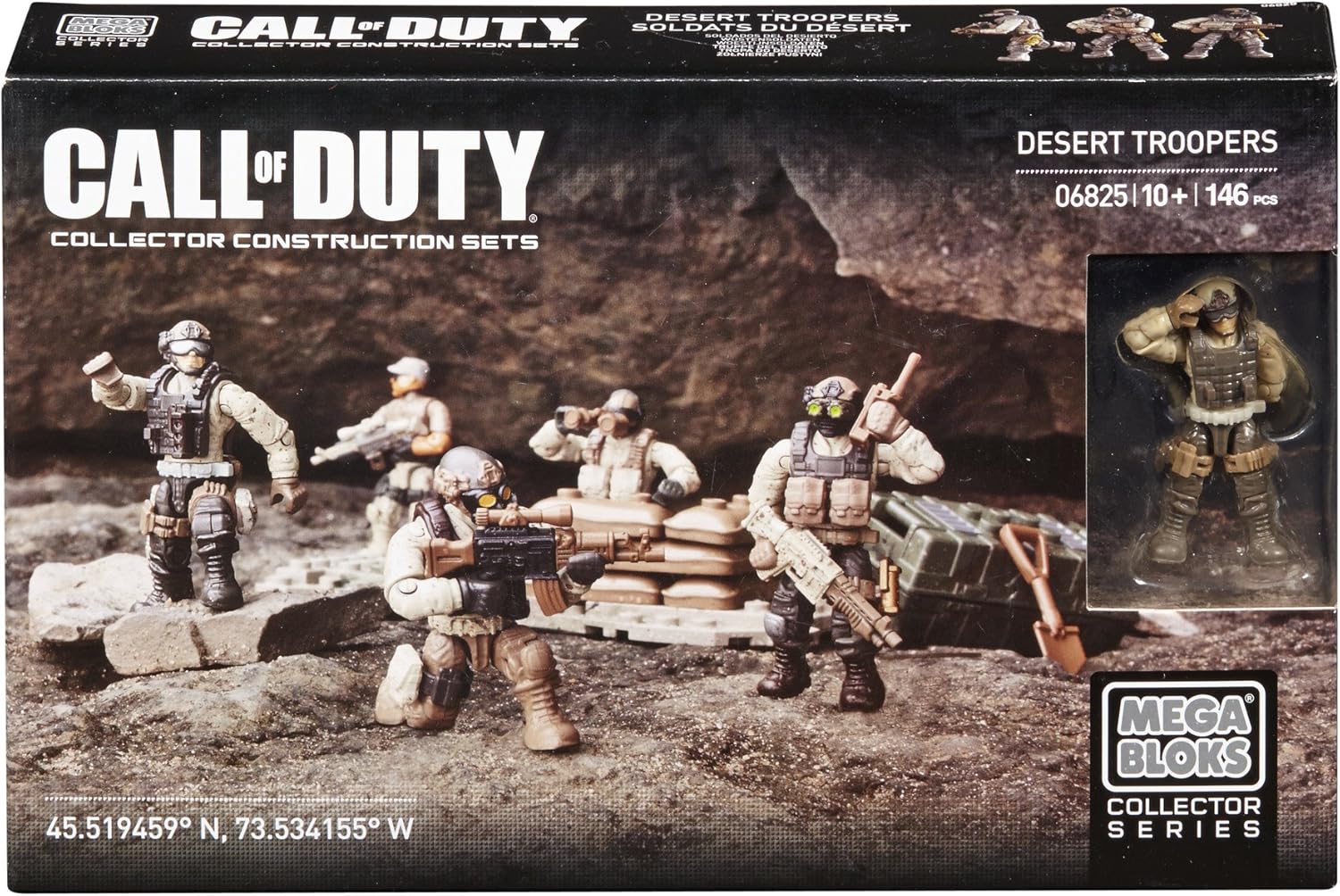 Mega Bloks Toy - Call of Duty - Desert Troopers - Collector ...
