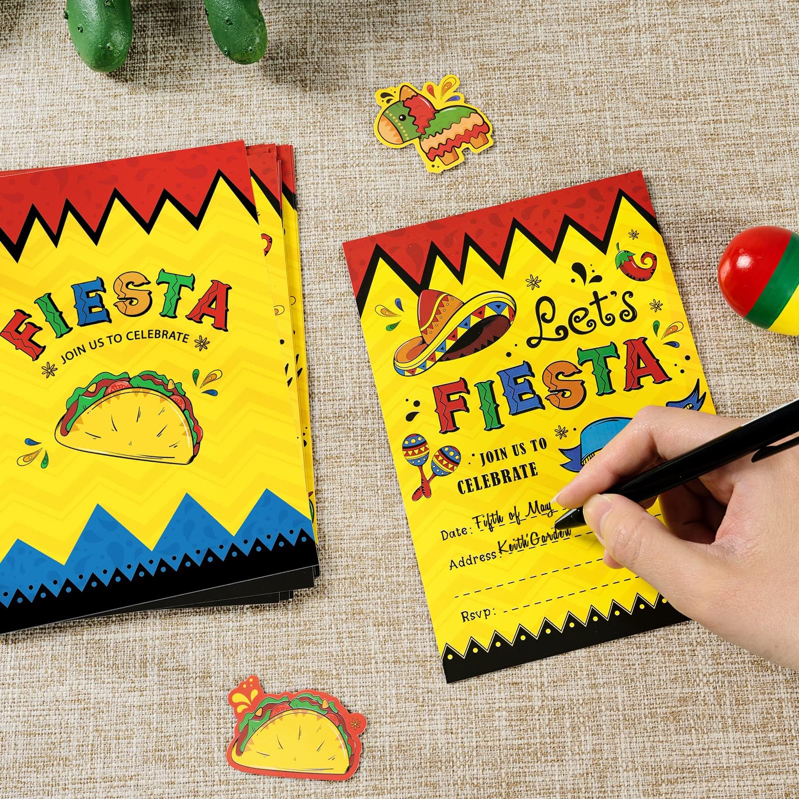 Invitaciones A Cenas Mexicanas