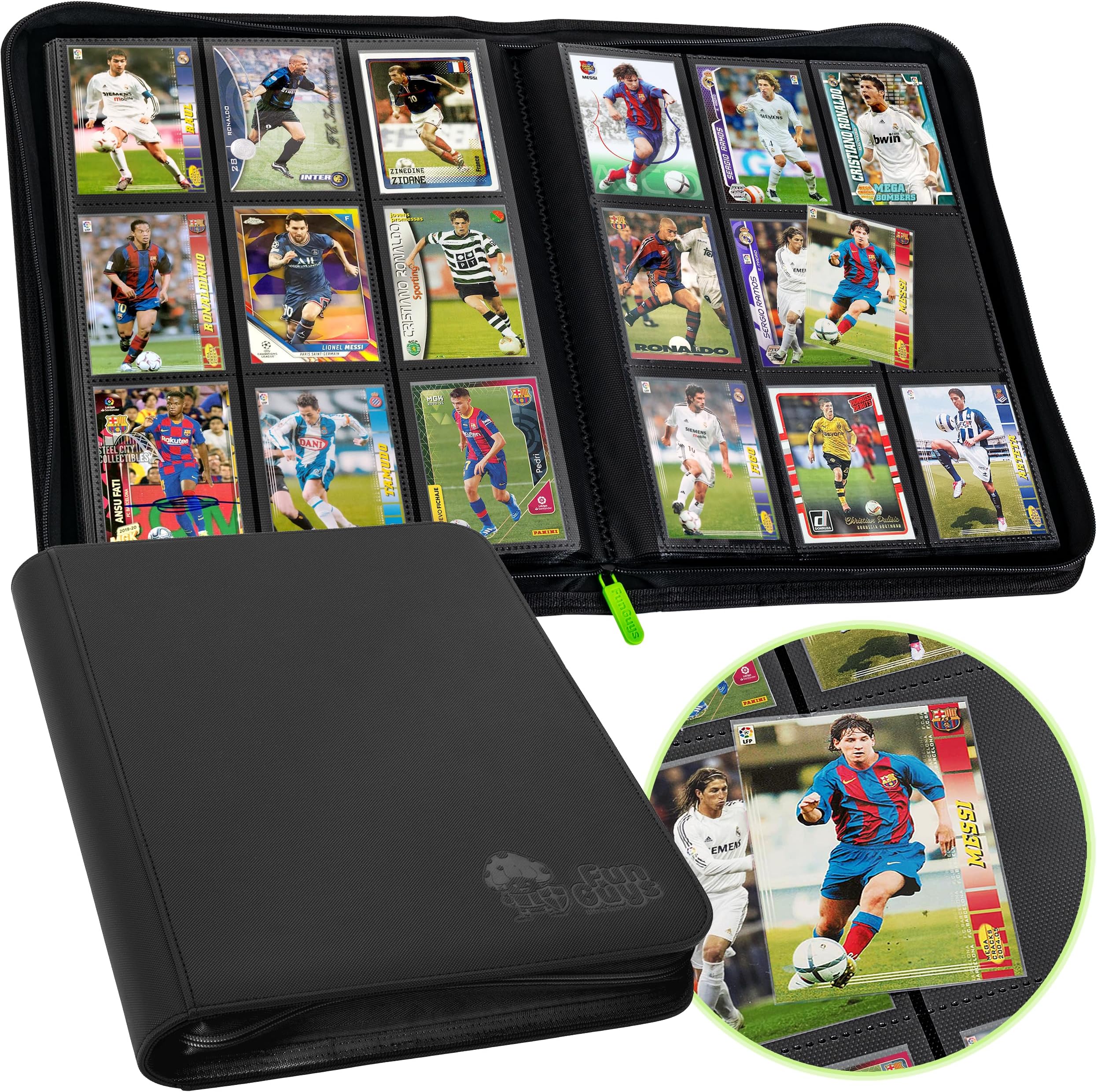 Amazon.com: Trading Card Binder for Cards, 9 Pocket Pokemon Card Binder ...