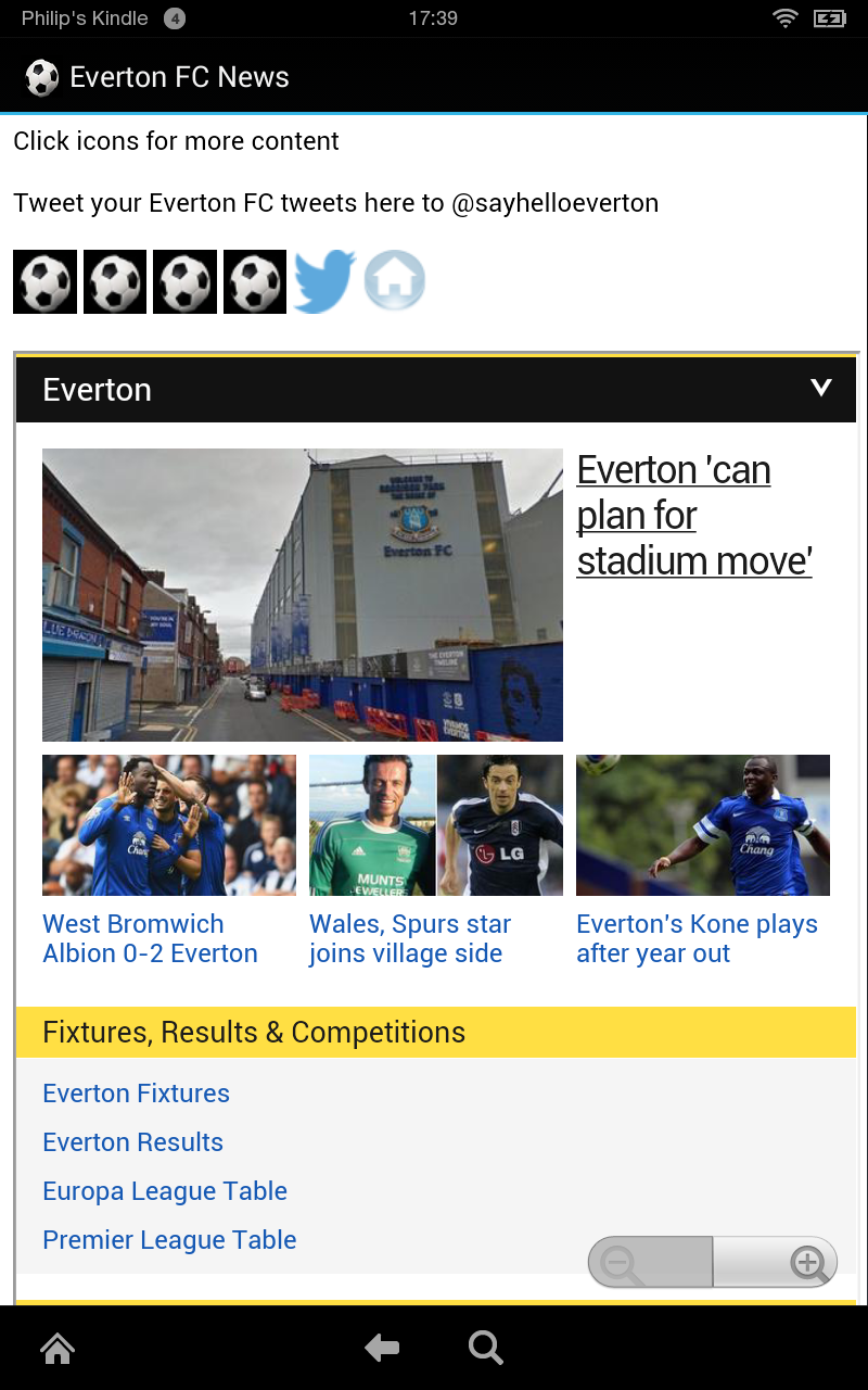 Everton FC 100% Unofficial FansApp Ad Free - App on Amazon Appstore