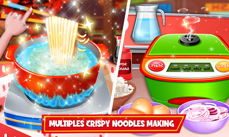 Crispy Noodles Maker Cooking Game : Chowmein Food:Amazon.com:Appstore ...