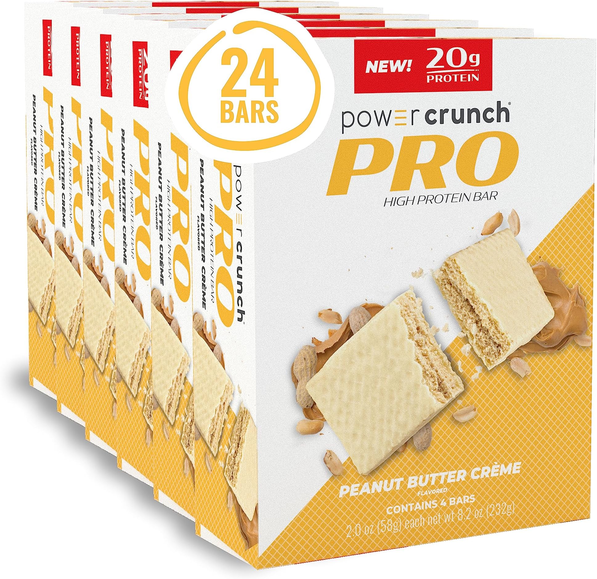 Amazon.com: Power Crunch PRO Protein Wafer Bars, High Protein Snacks ...