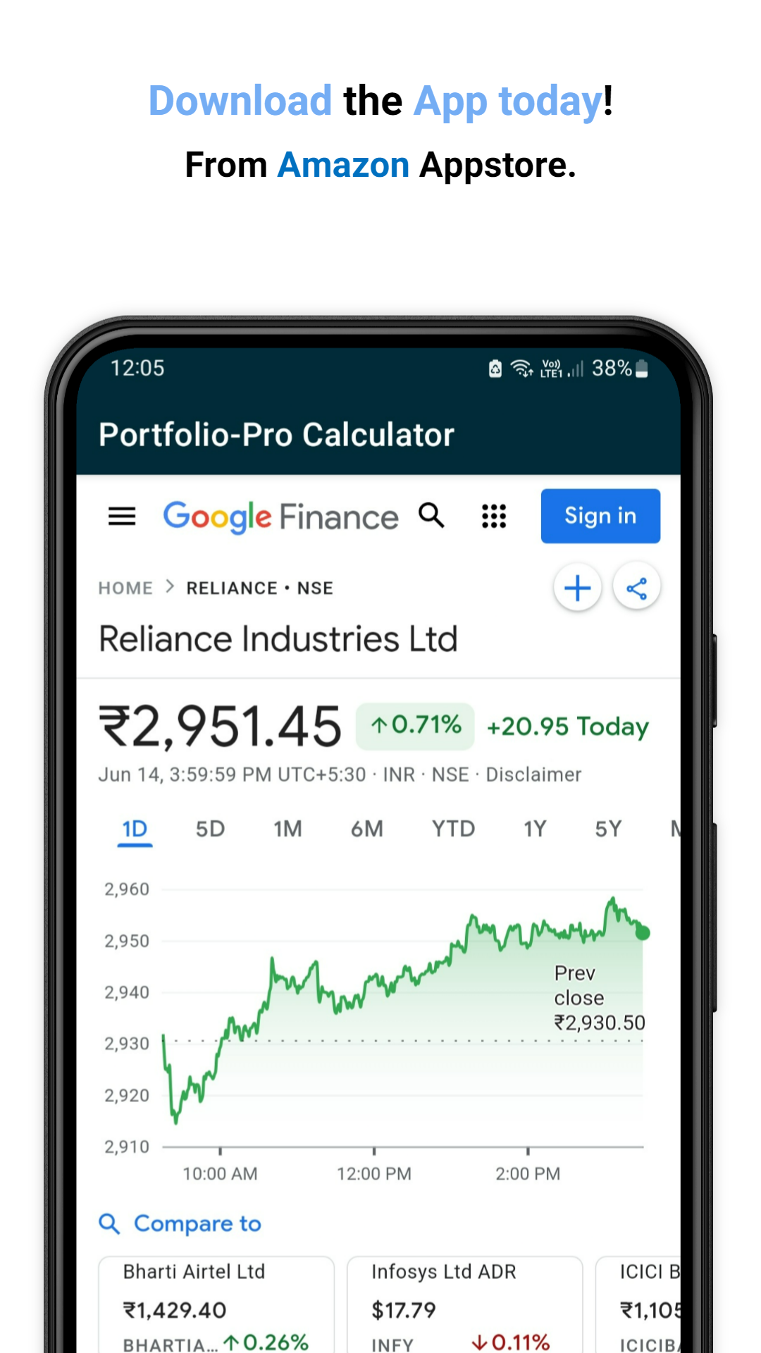 Portfolio Pro Calculator - App on Amazon Appstore