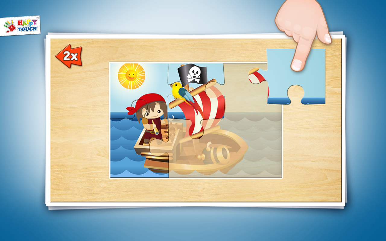 Toddler Apps - Wooden Puzzle for Boys (6 Pieces) 2+ (from Happy-Touch ...