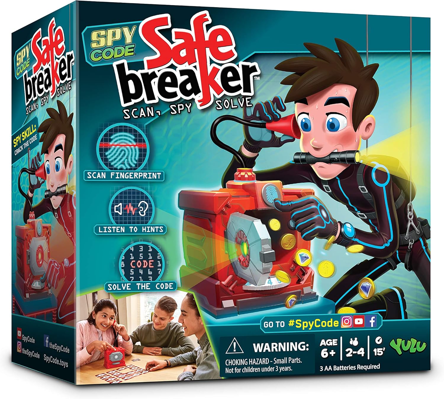 YULU YL016 Spy Code Safe Breaker, Red : Amazon.co.uk: Toys & Games