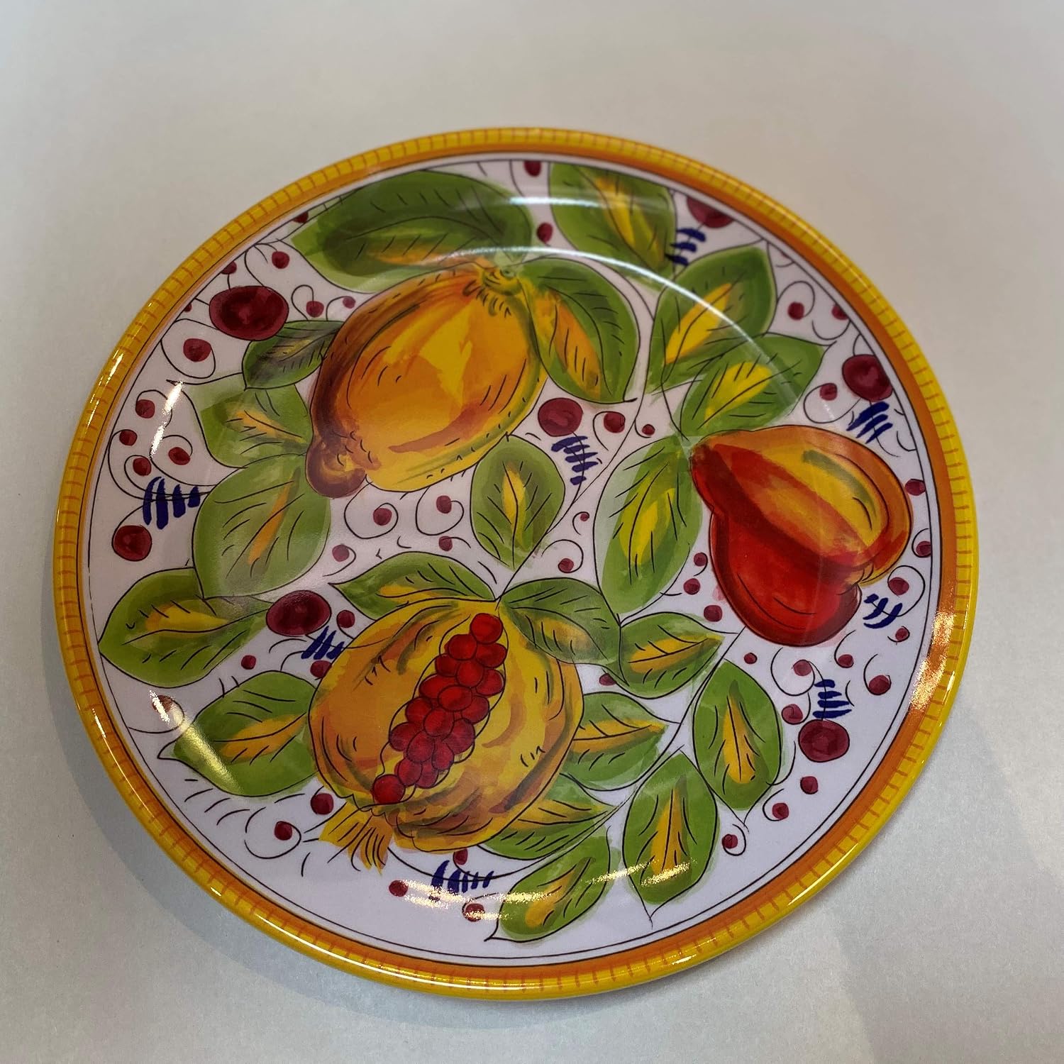 Arte D'Italia Imports Italian Inspired Melamine Picnic Frutta Mista ...