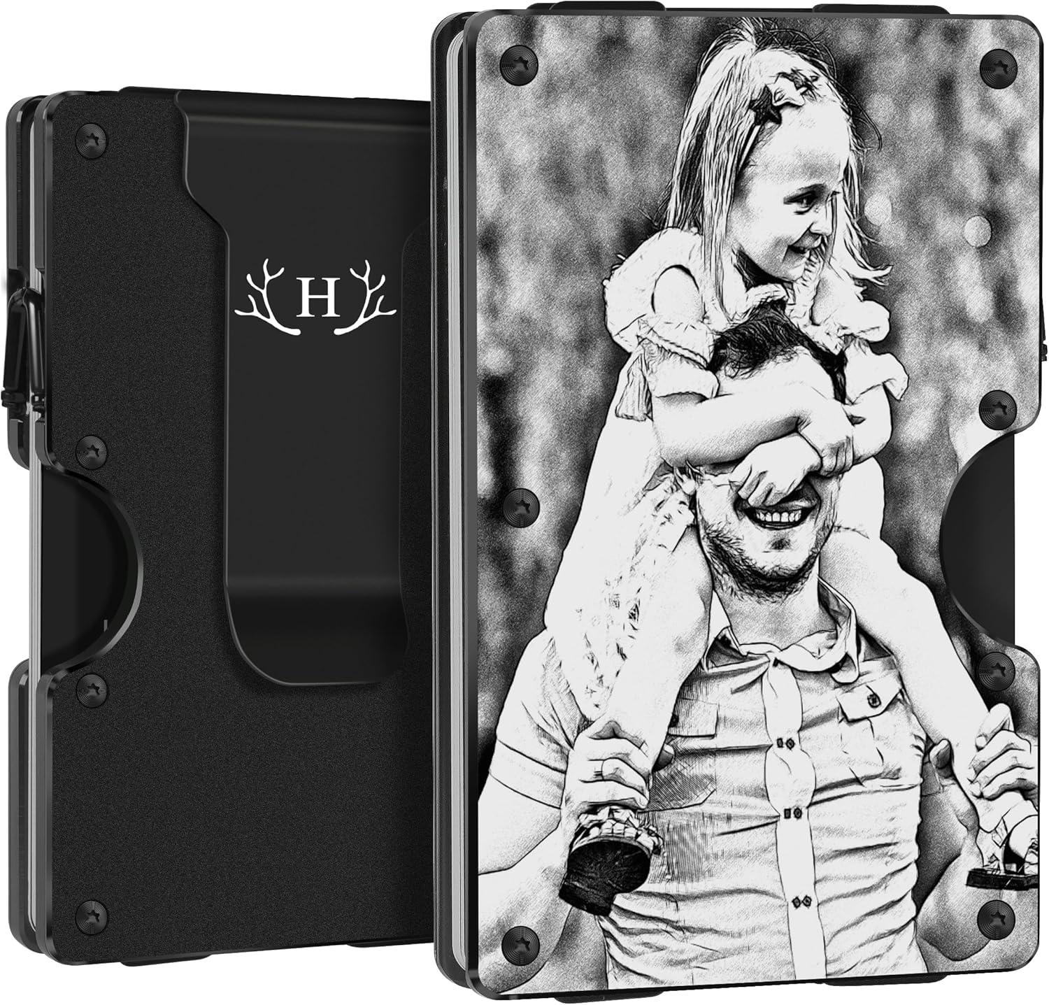 Amazon.com: Personalized Wallet Gifts for Men - Custom Engraved Photo ...
