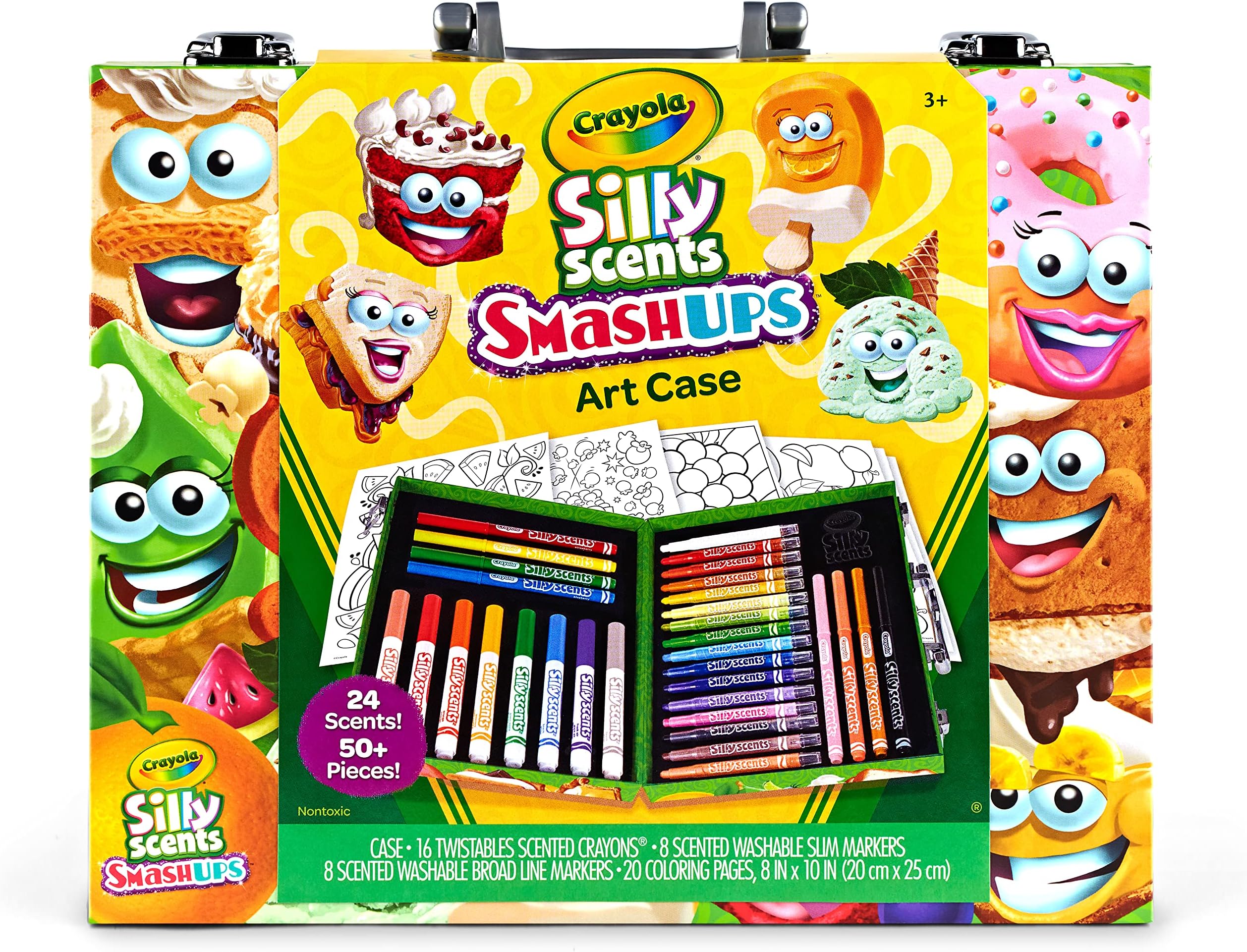 Amazon.com: Crayola Sketch & Color (70pcs), Art Kit for Kids, Includes ...