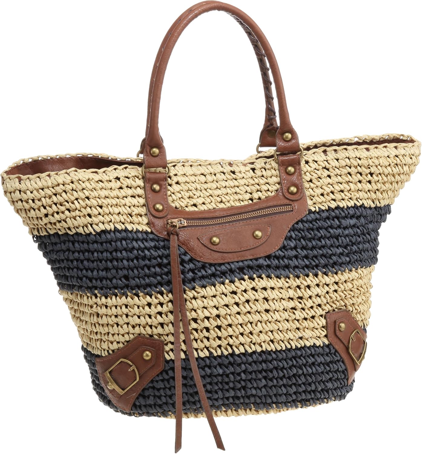 Amazon | [カシュカシュ] cachecache ペーパーシンプルトート大 01-00-11641 NVIV (ネイビー) | cache cache(カシュカシュ) | トートバッグ