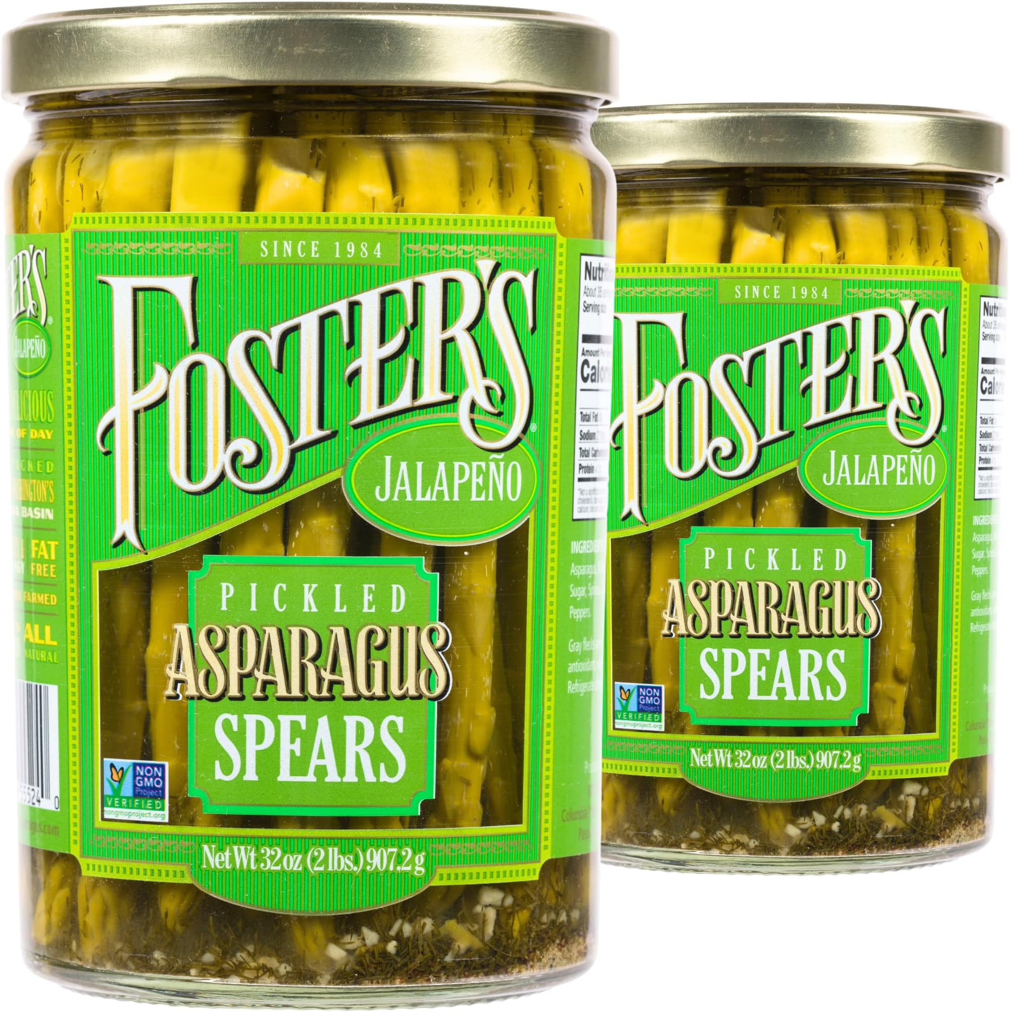 Amazon.com : Foster's Pickled Asparagus- Red Pepper- 32oz (2 Pack ...