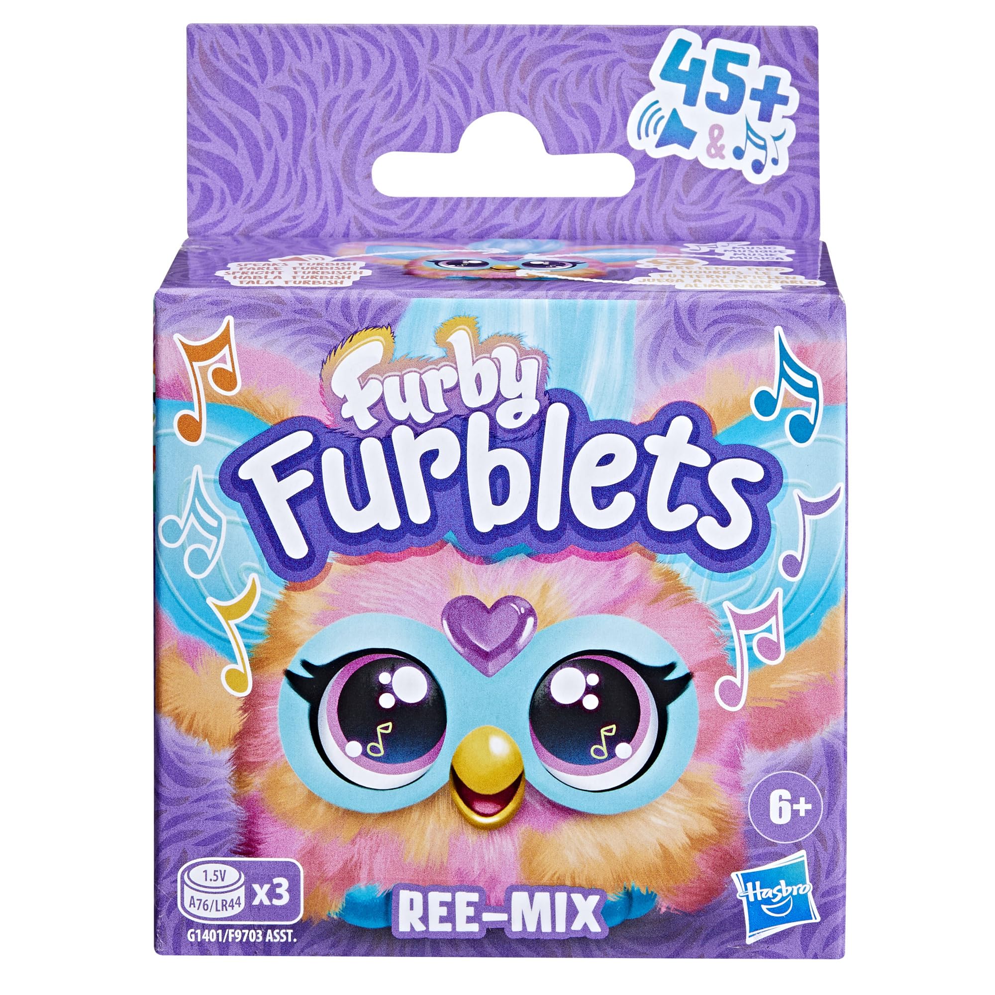 Furby Furblets Ree-Mix Mini Electronic Plush Toy, Coral – BigaMart