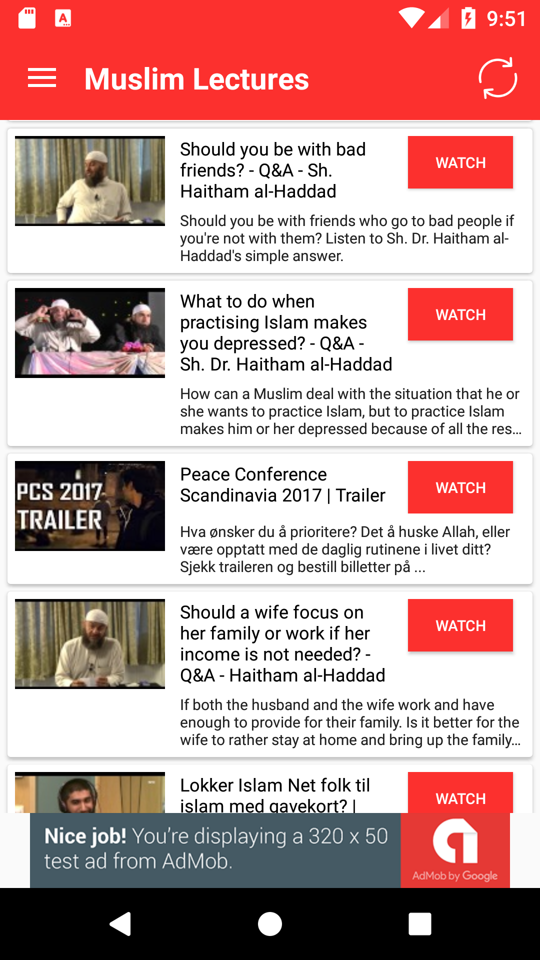 Muslim Lectures Videos - App on Amazon Appstore