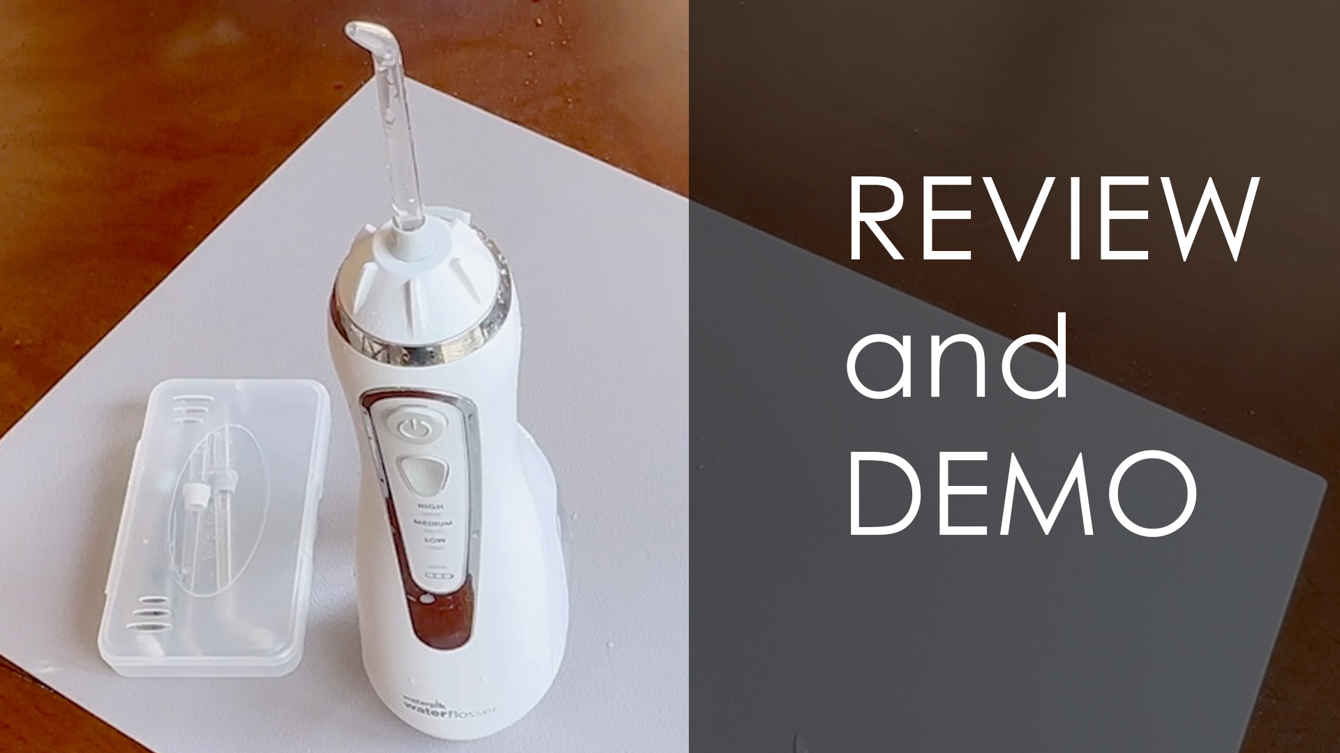 Watch REVIEW and DEMO& Waterpik Water Flosser - Cordless! on Amazon Live