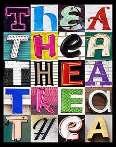 Amazon.com: THEA Personalized Name Poster Using Sign Letters - 11"x14 ...
