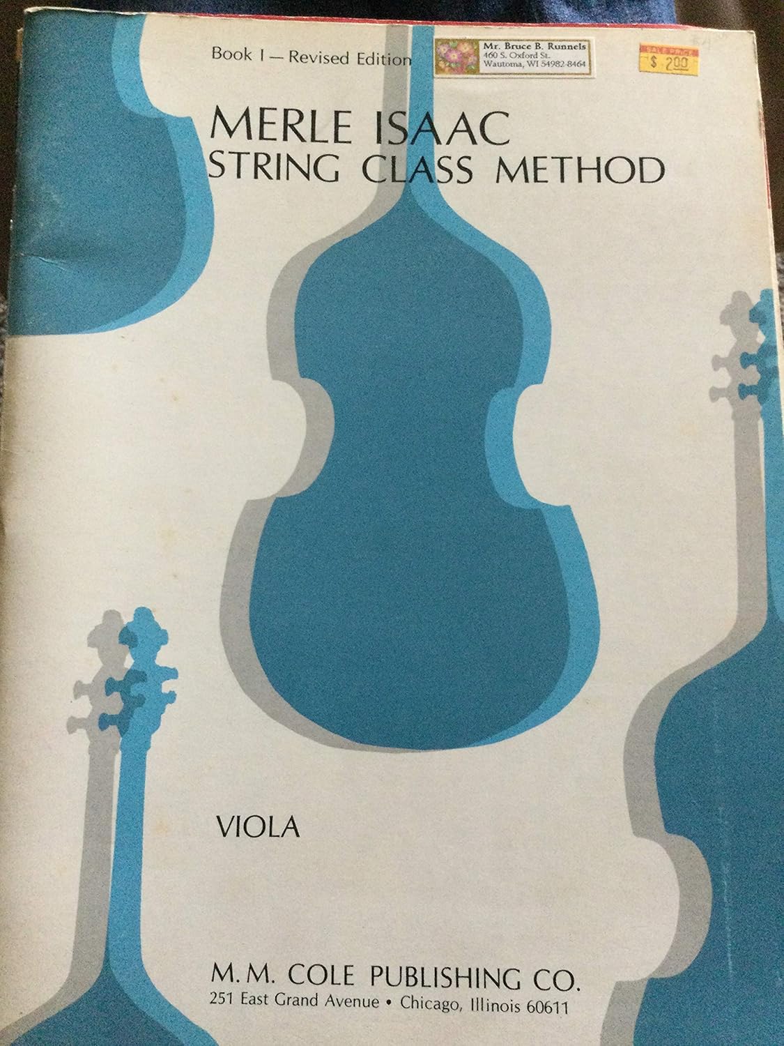 Merle Isaac String Class Method for Viola, Book 1: Isaac, Merle: Amazon ...