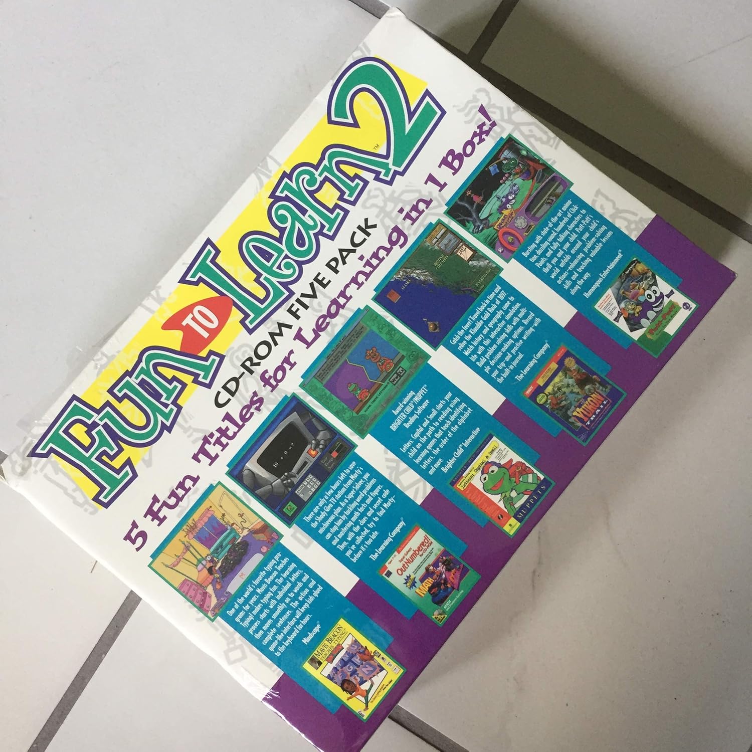 Amazon.com: Fun to Learn CD Rom Five Pack - 5 Fun Titles for Learning ...