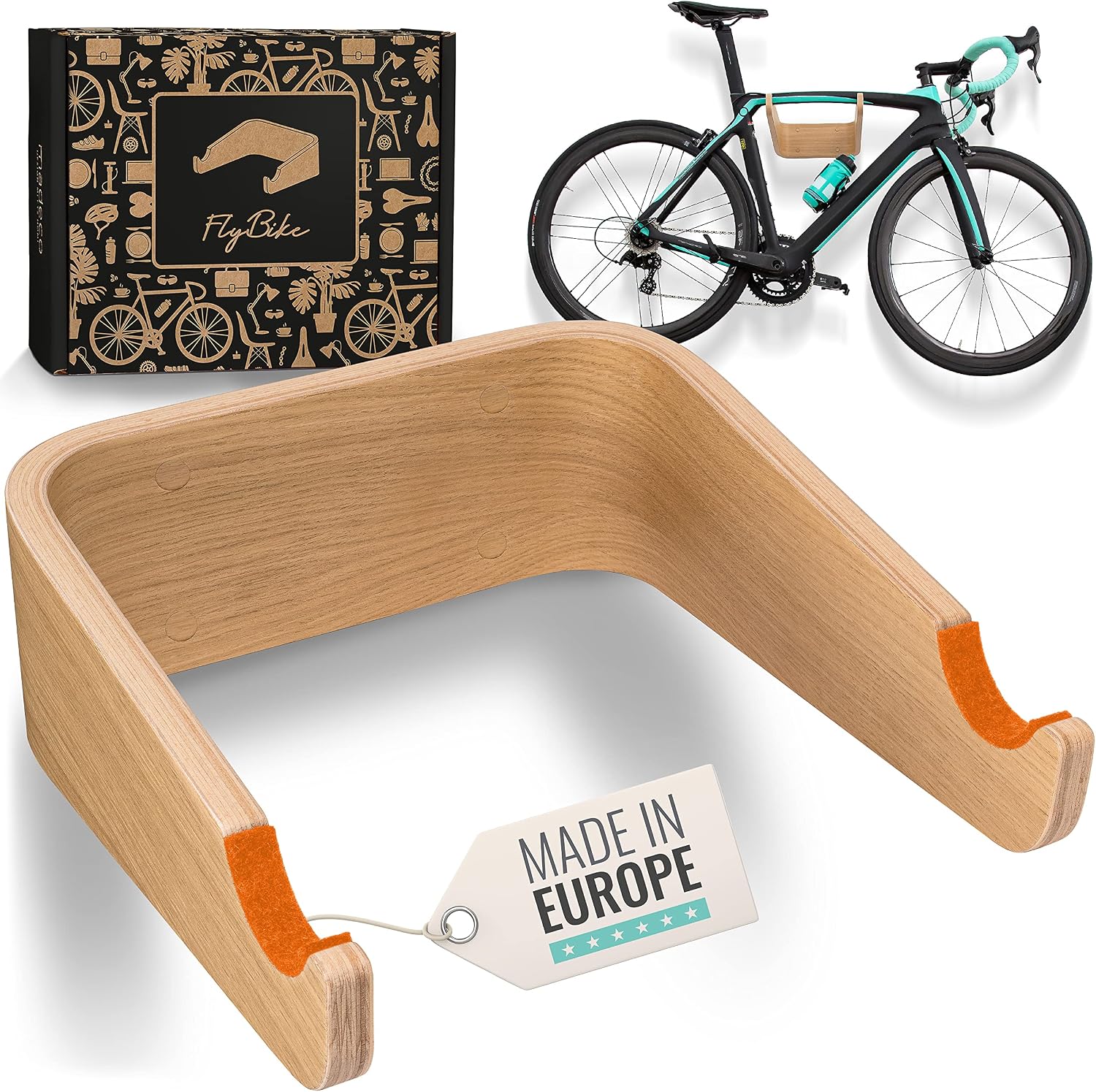 Fahrrad Wandhalterung Holz