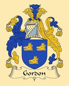 Amazon.com: Carpe Diem Designs Gordon Coat of Arms/Gordon Family Crest ...