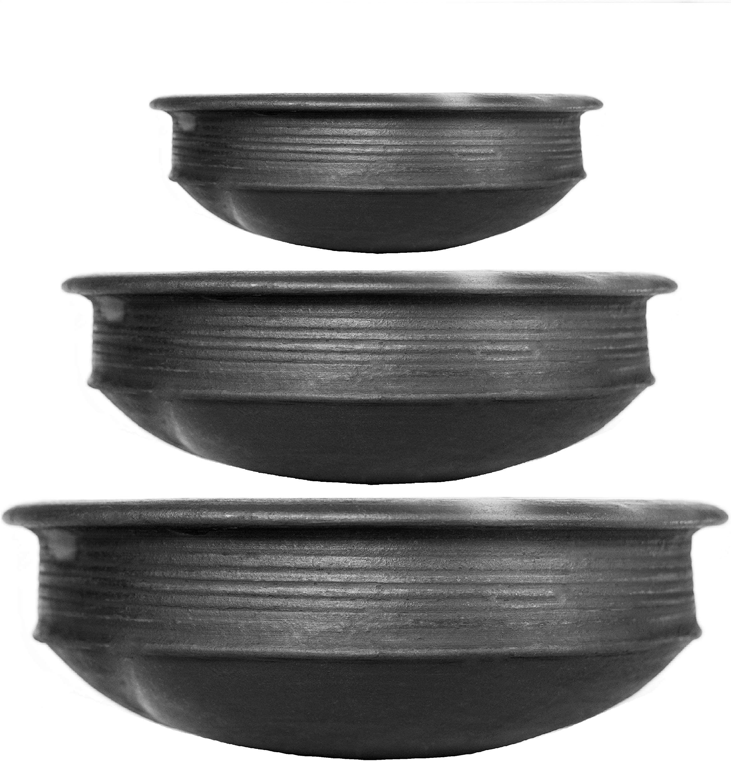 Buy Craftsman Deep Burned Clay Pot/Earthen/Mud/Mitti Handi for Cooking ...