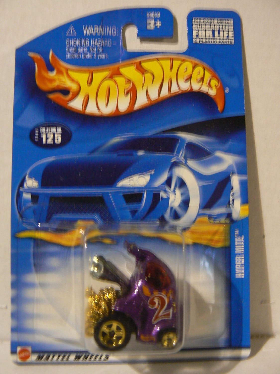 Amazon.com: Hot Wheels 2002 Hyper Mite - 125 Thailand Base Purple ...