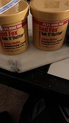 Amazon.com : Red Fox Tub O'Butter Cocoa Butter, Moisturizing Creme, 10. ...