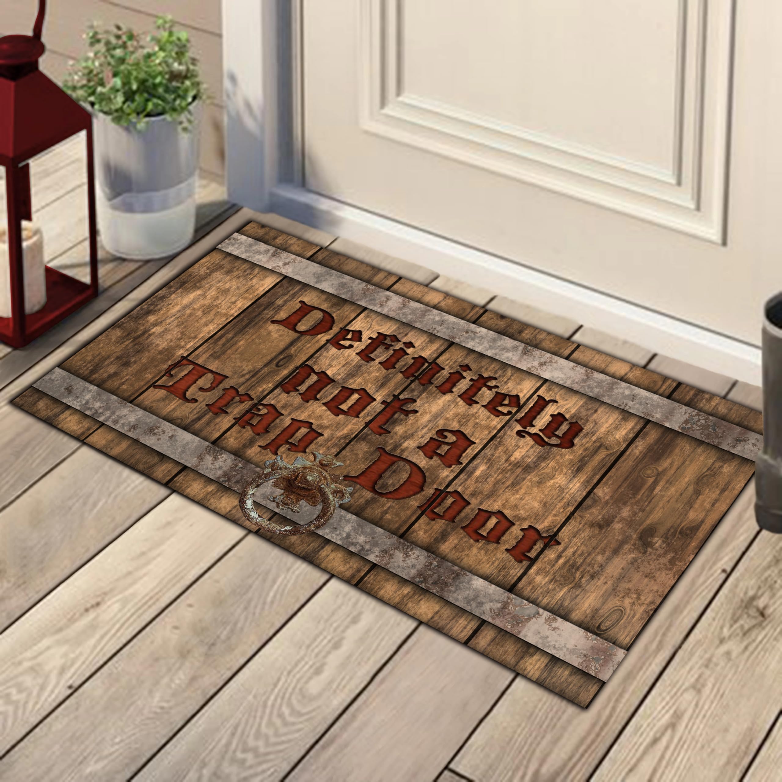 Amazon.com: Definitely Not A Trap Door - Vintage Novelty Decorative ...