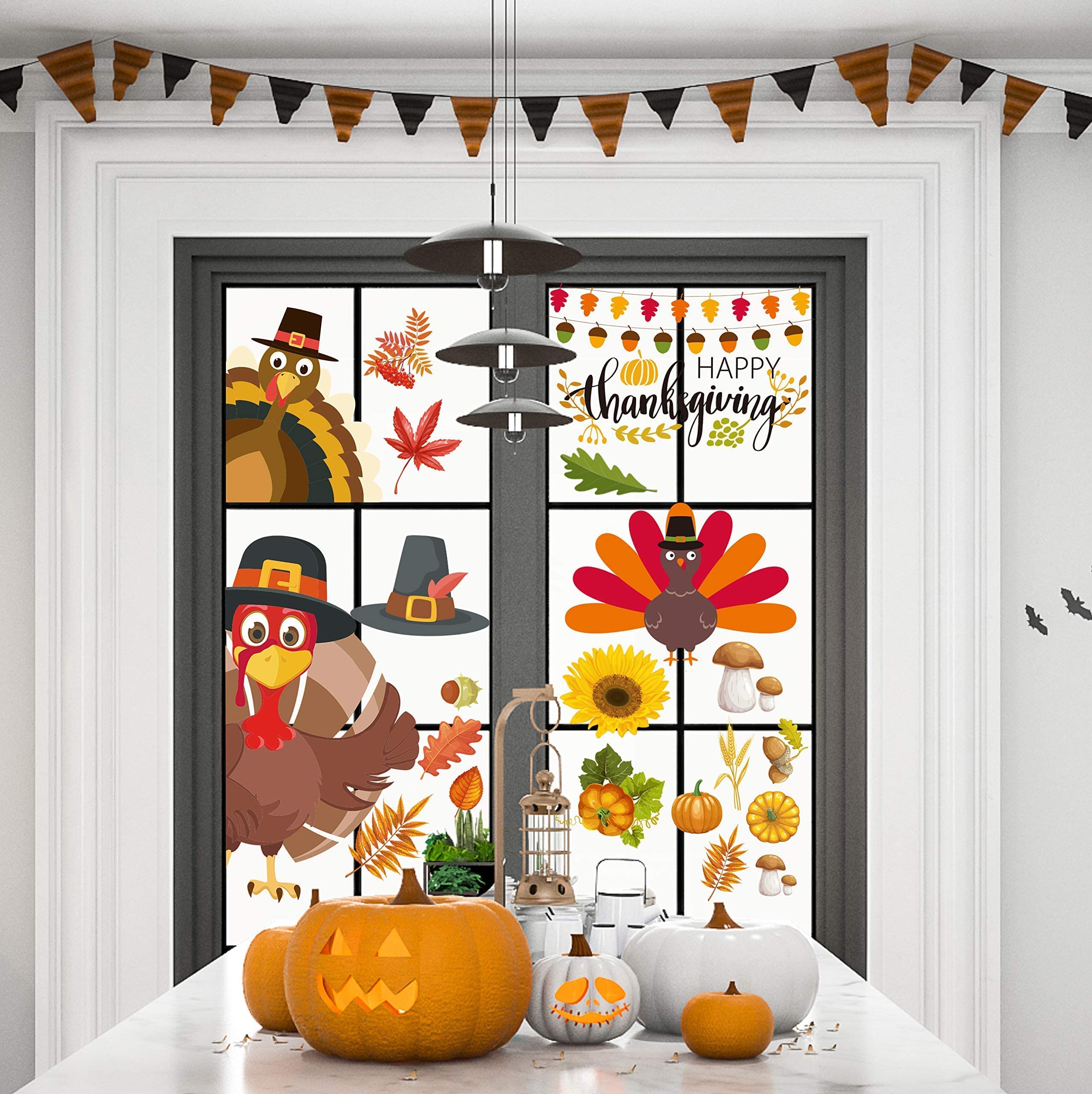 Easy Thanksgiving Window Decorations Amazon.com: Dazzle Bright 3.5 FT